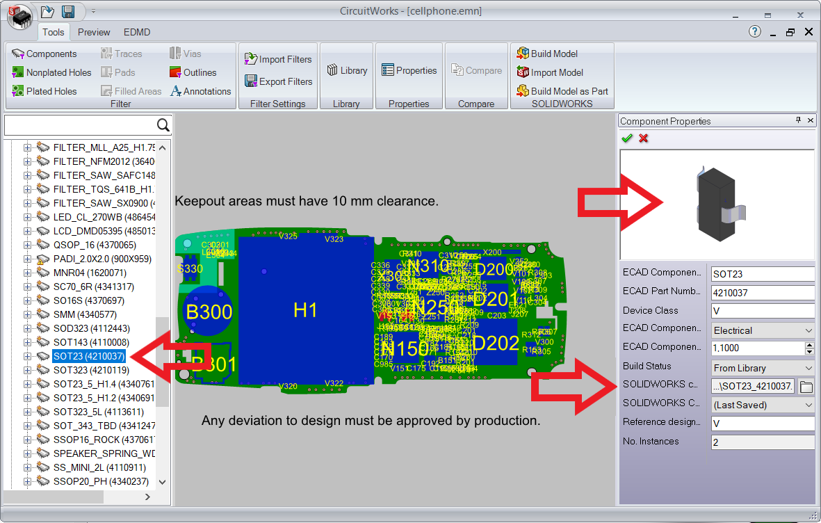 Kaip keistis PCB plokštės 3D modeliais tarp ECAD ir SOLIDWORKS 3D CAD ...
